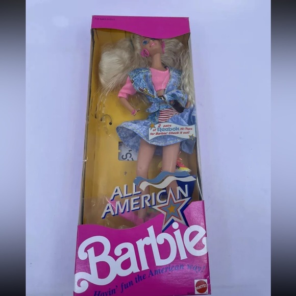 Barbie | Toys | Vintage Mattel 99 All American Barbie Doll Wearing ...